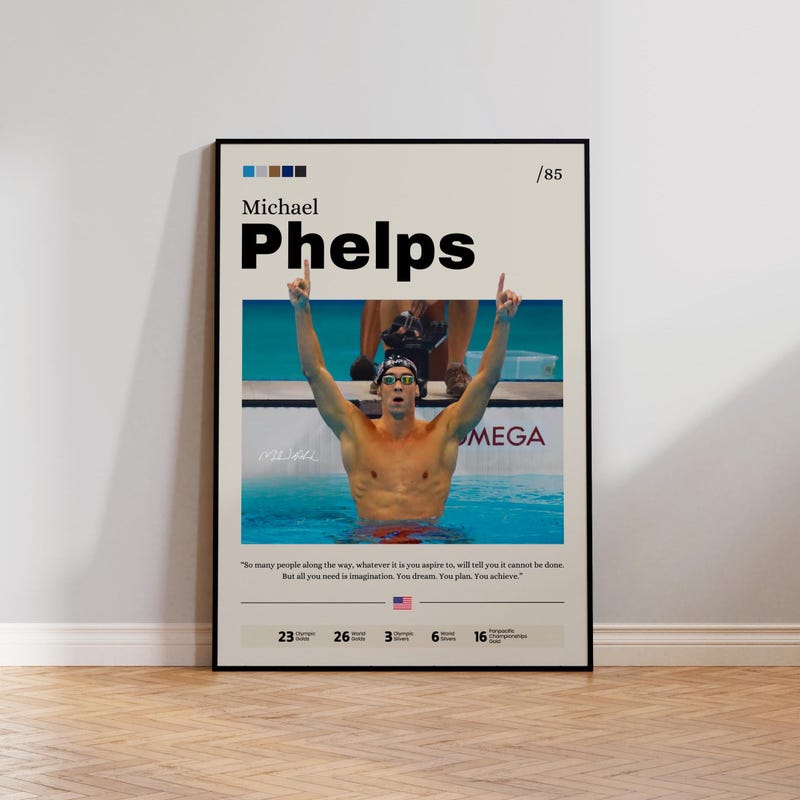 Michael Phelps - Etsy