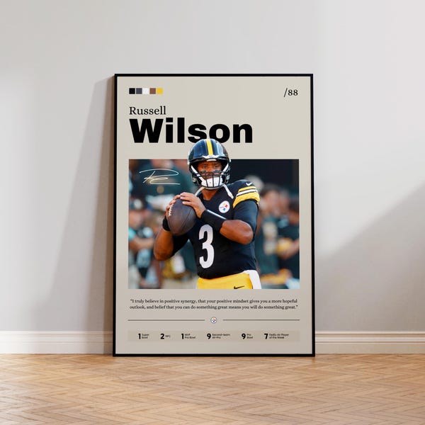Russell Wilson - Etsy