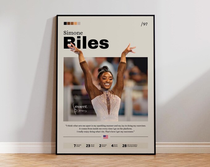 Digital Simone Biles, Black Girl Magic, USA Gymnastics, Gymnastics ...