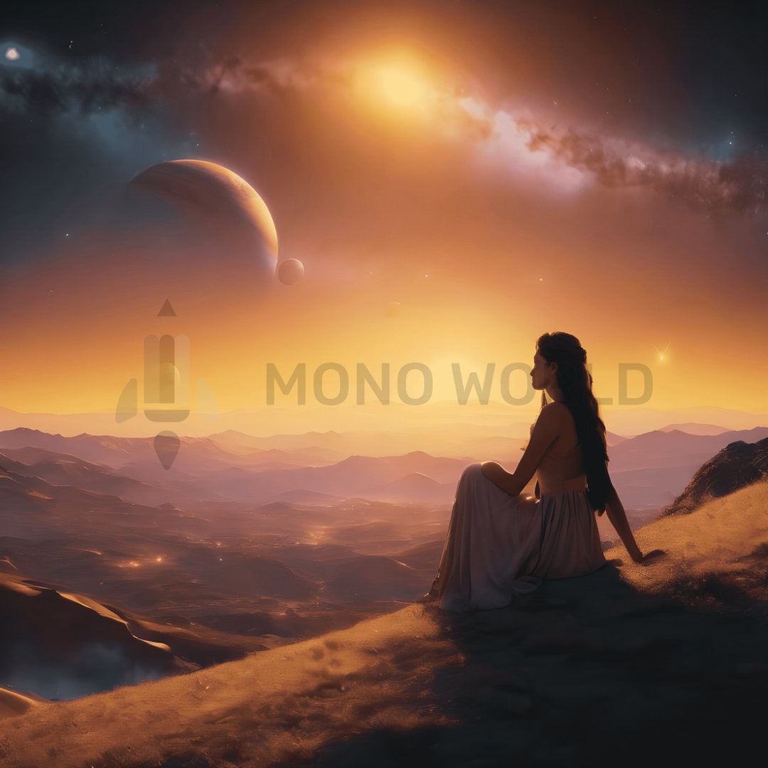 Starry Poster Modern Digital Paper Printable Art All Sizes Digital ...