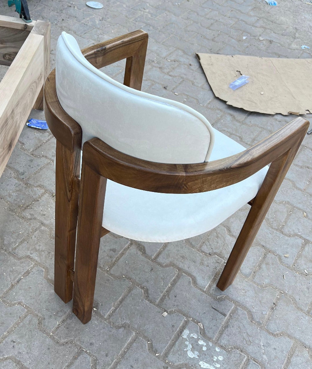 Walnut Chairs and Stain-resistant Fabrics - Etsy