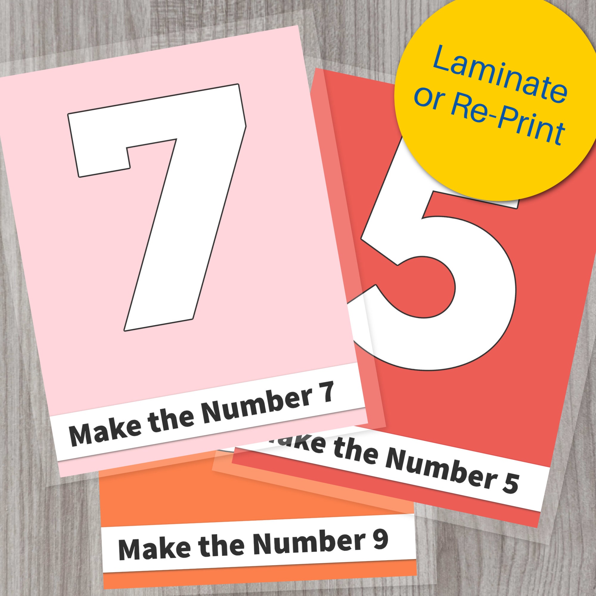 11 Printable Play-dough Mats With Numbers & Colors, Early-learning ...