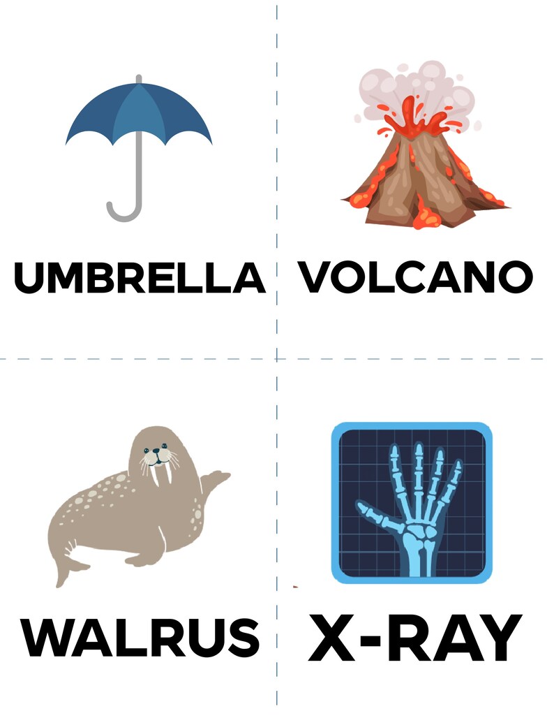 Alphabet Flashcards TWO SETS With Unlimited Prints for Early Learning ...