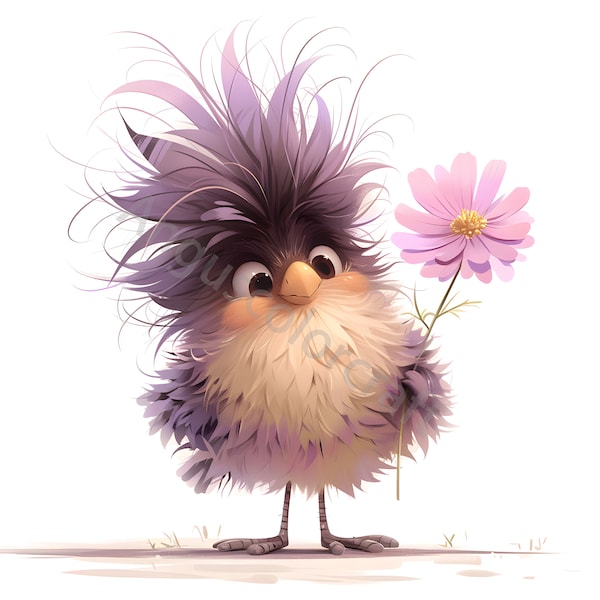 Whimsical Bird - Etsy