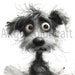 Messy Hair Puppy Clipart Bundle - 18 Dog Clipart Sublimation Designs ...