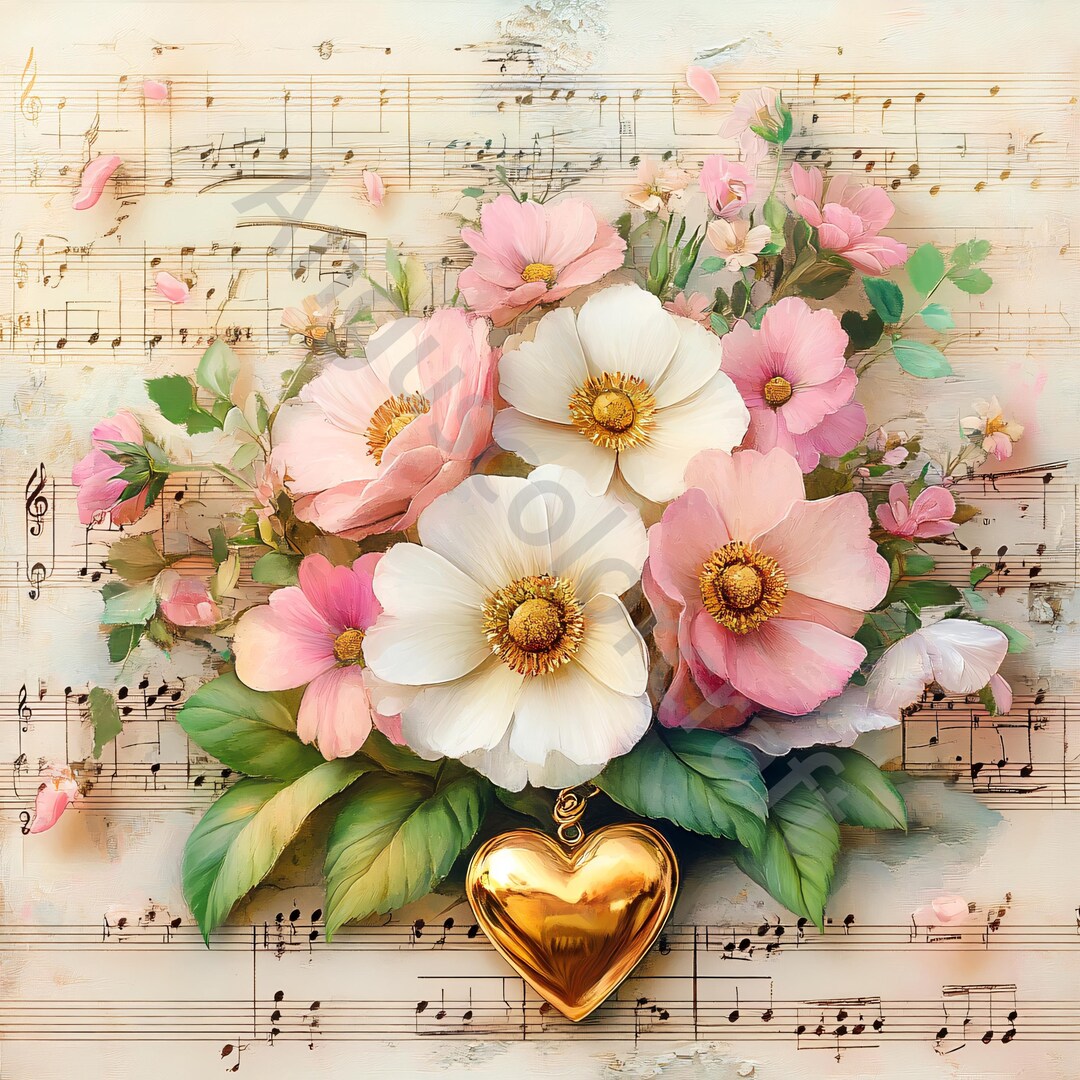 Love Notes Clipart Bundle 10 High Res Watercolor Jpgs for Junk ...