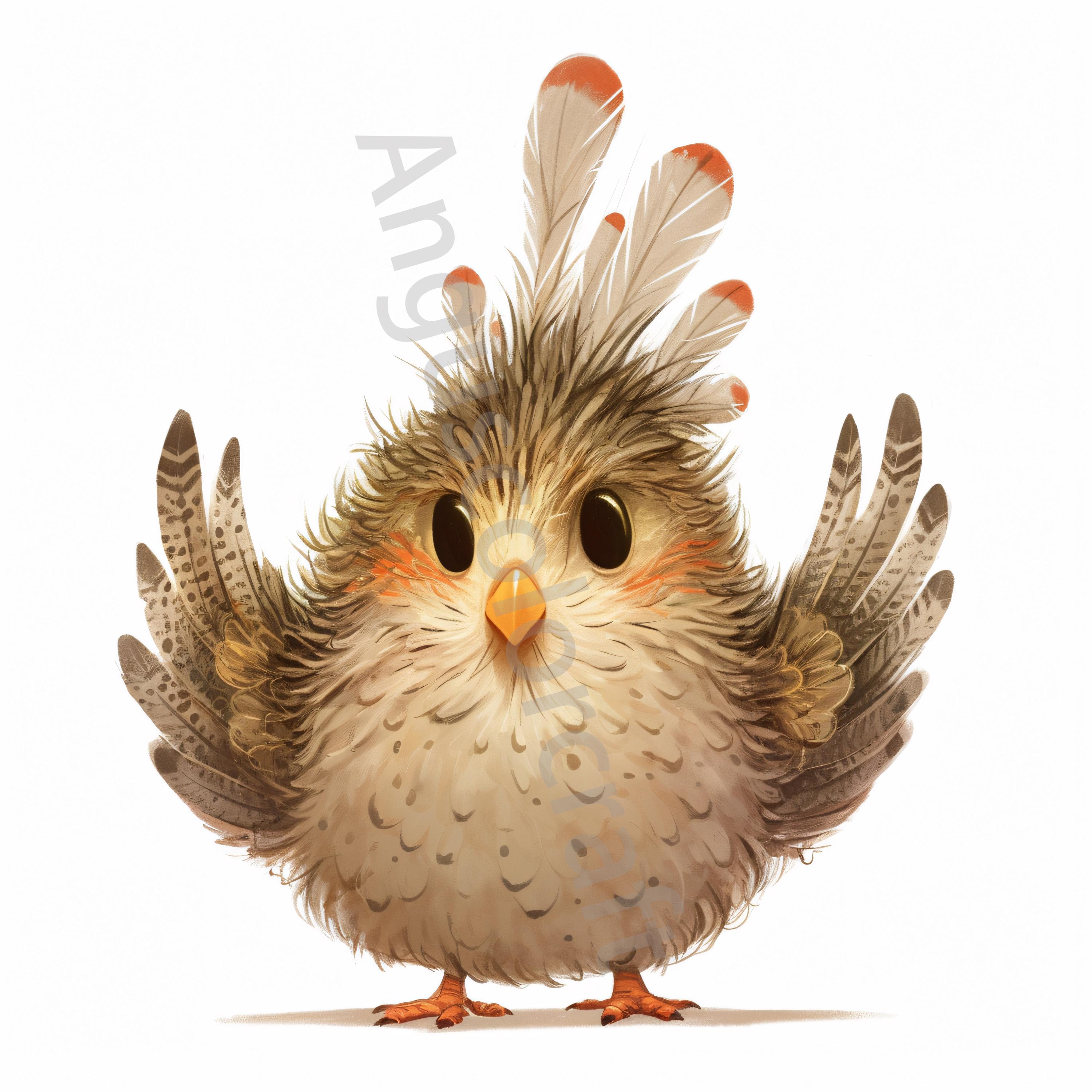 14 Quirky Quail Clipart, Commercial Use, Jpgs, Whimsical Ephemera ...