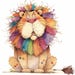 12 Quirky Lion Clip Art, Watercolor Clipart JPG, Junk Journaling ...
