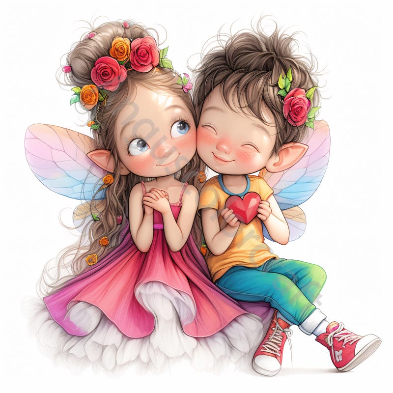 Valentine Fairy - Etsy