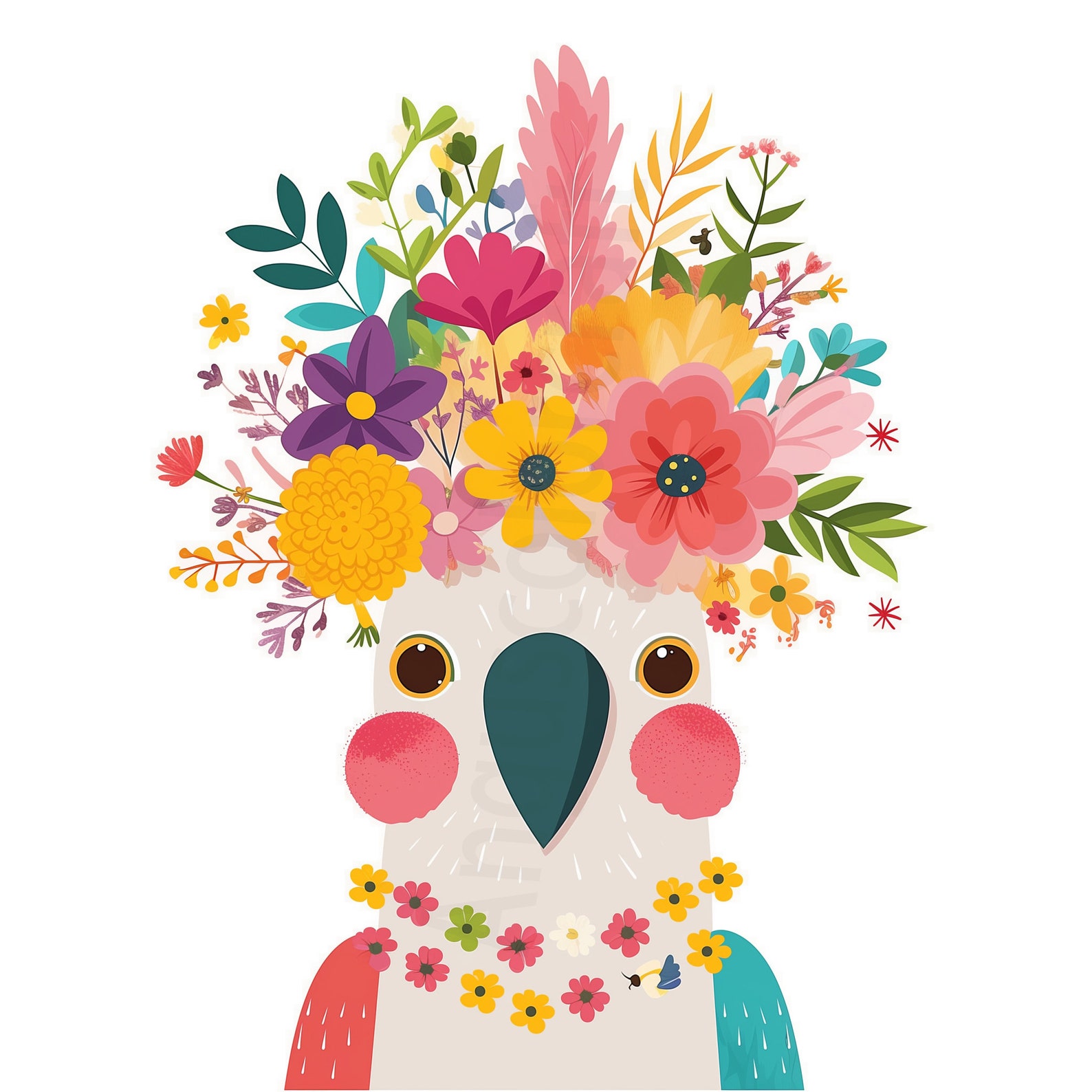 Cute Parrot Clip Art Bundle, 20 High Res Jpgs, Digital Download, Cute ...