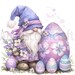 Watercolor Easter Gnome Clipart 20high Quality Jpgs, Scrapbook Paper ...