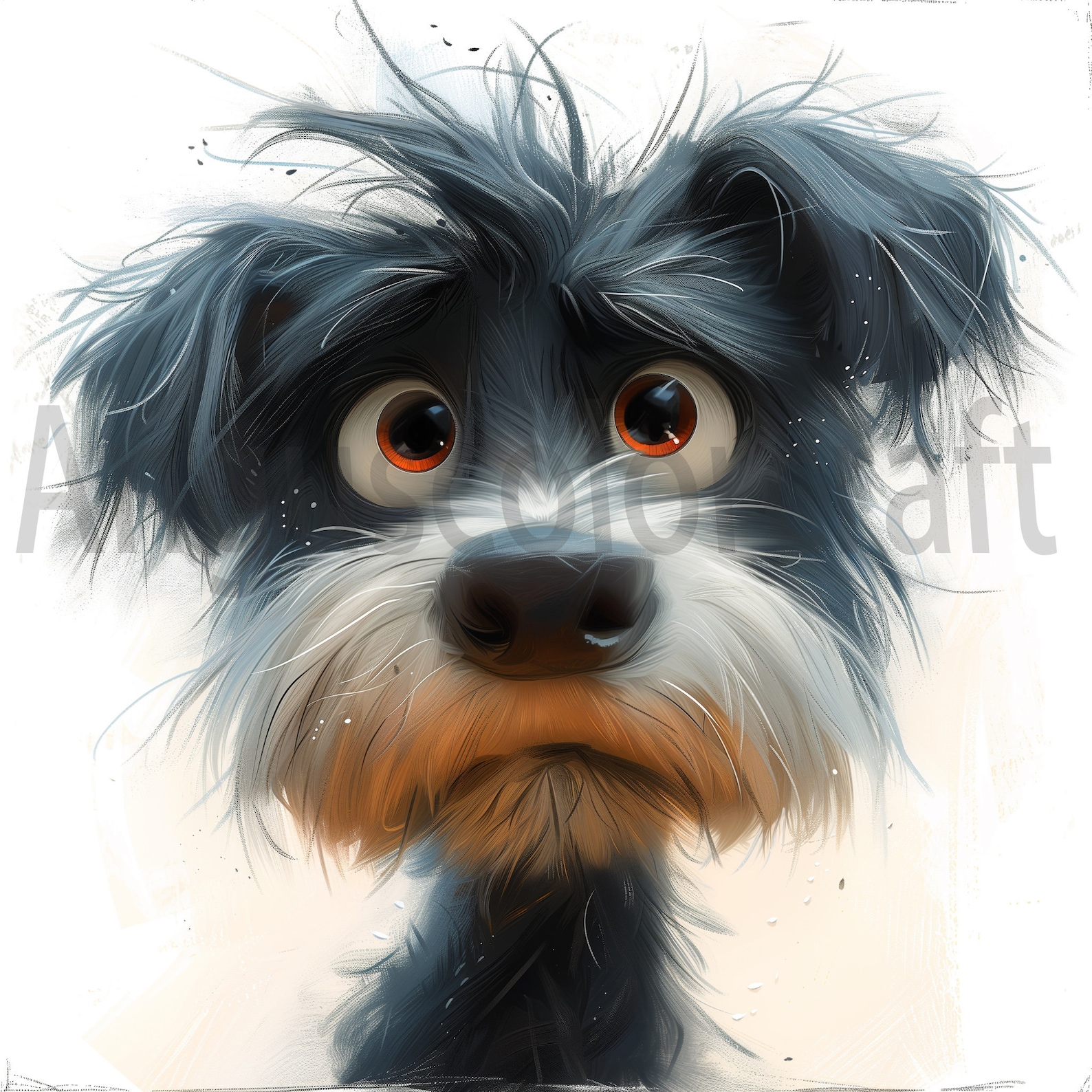 Messy Hair Puppy Clipart Bundle - 18 Dog Clipart Sublimation Designs ...