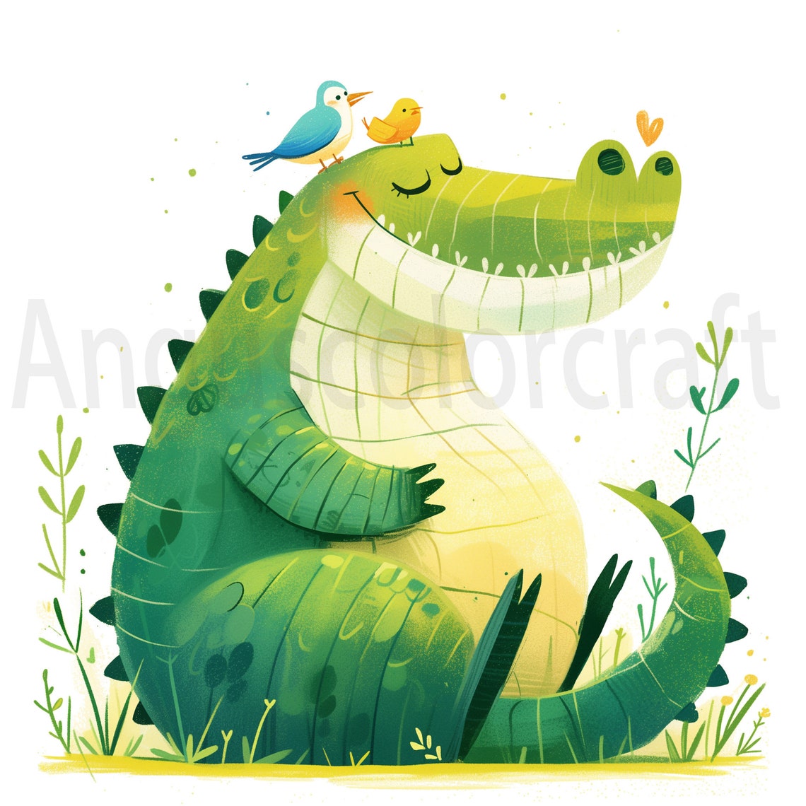 Crocodile Clipart, Clipart Bundle, 22 Cute Images, Reptile Art, Crafts ...