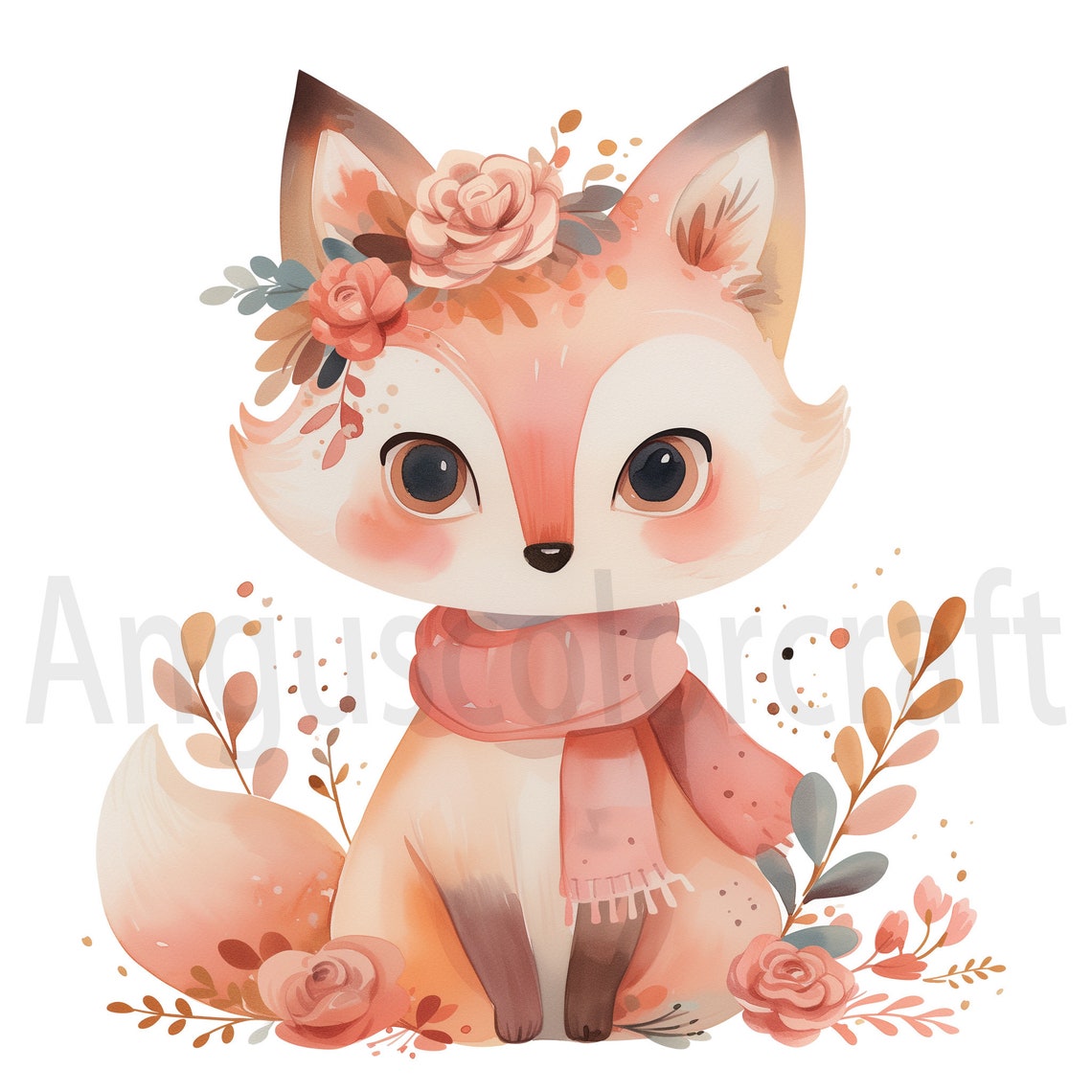 Cute Fox Clipart Bundle 19 High Quality Jpgs, Commercial Use, Memory ...