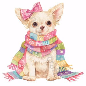 12 Cute Whimsical Puppy Clipart, Colorful Dogs Clipart, High Res Jpgs ...