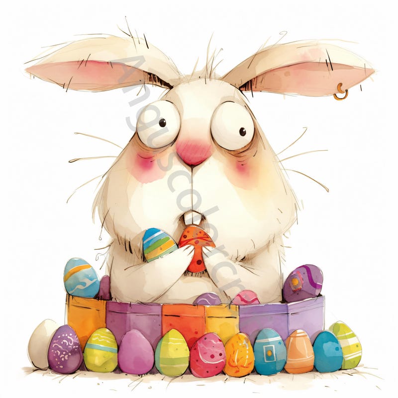 Funny Easter Clipart - Etsy