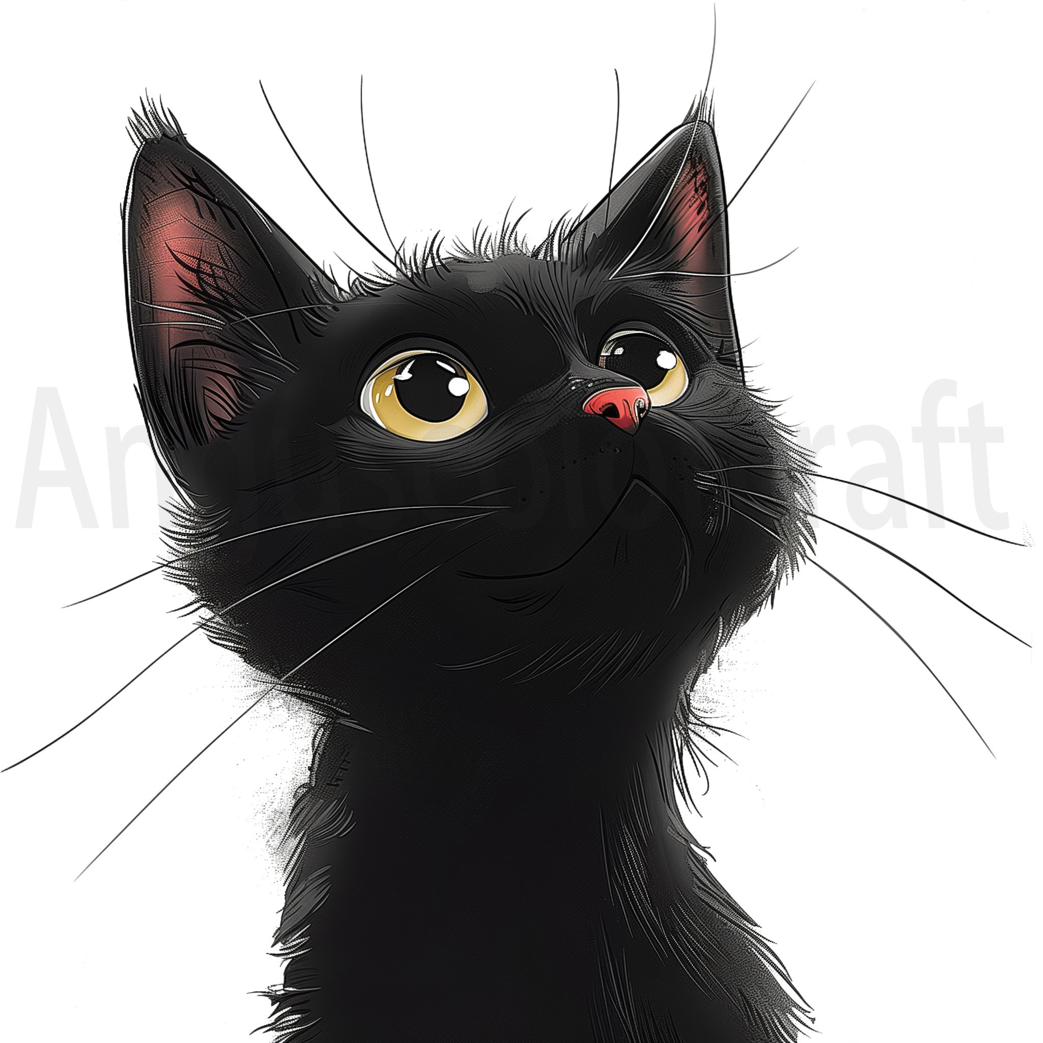 20 Black Cat Clipart Animals Pets Clipart Cat Kittens Cut Files for Cat ...