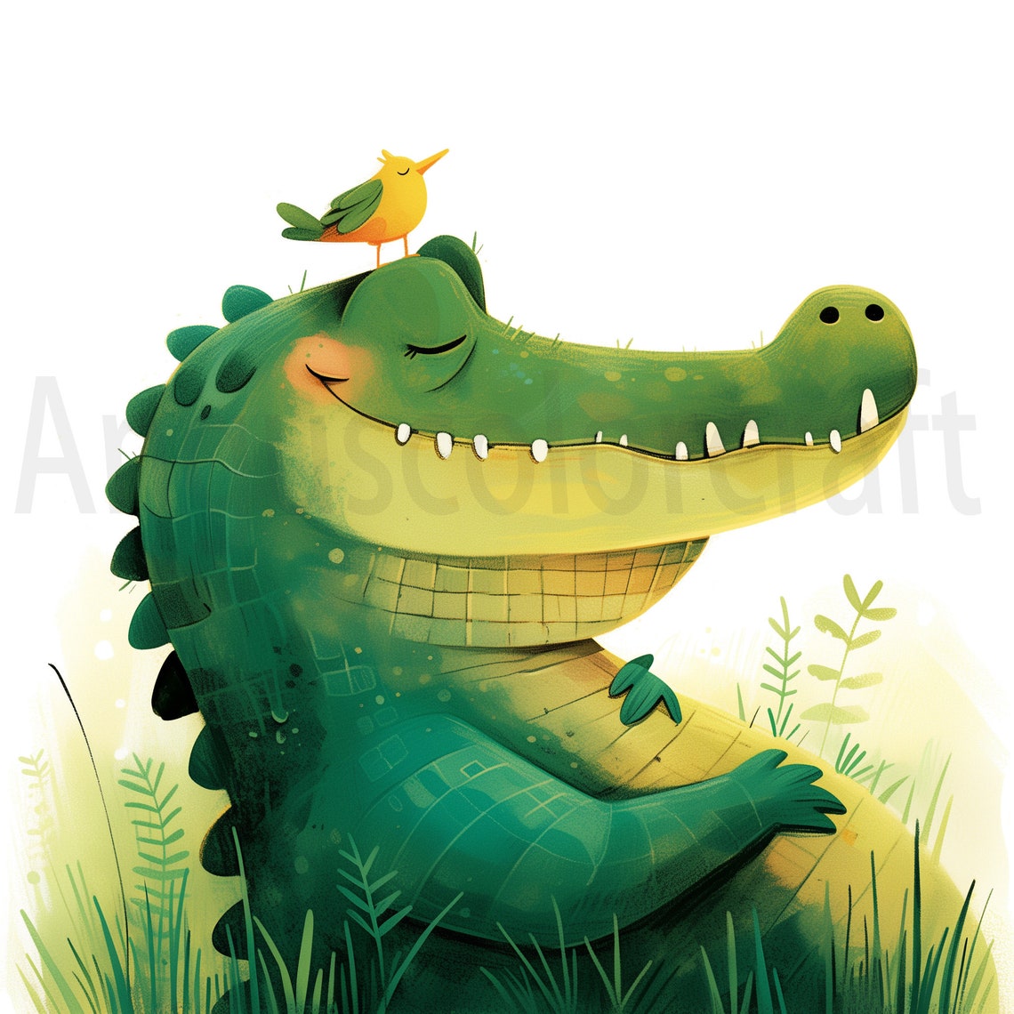 Crocodile Clipart, Clipart Bundle, 22 Cute Images, Reptile Art, Crafts ...