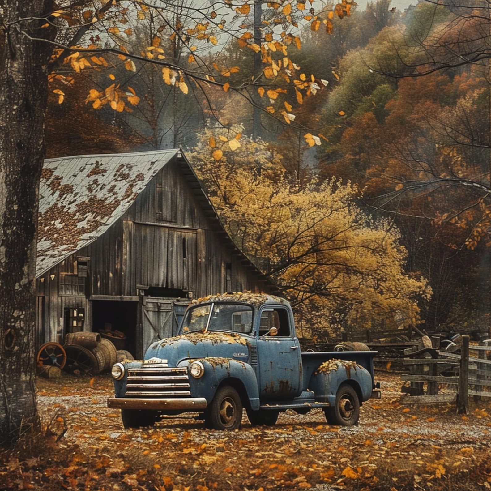 Old Red Barn Clipart Bundle 10 High Res Watercolor Jpgs for Junk Journaling, Scrapbooking, Paper ...