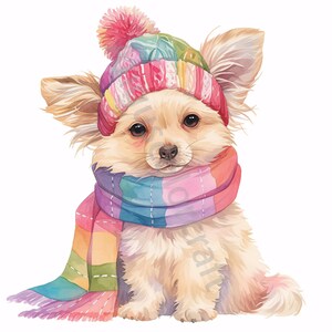 12 Cute Whimsical Puppy Clipart, Colorful Dogs Clipart, High Res Jpgs ...