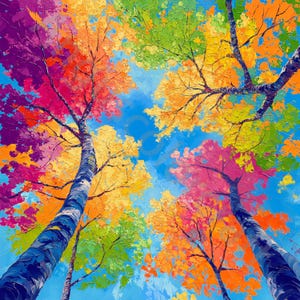 Whimsical Trees in Autumn Clipart Bundle 10 Watercolor Jpgs, Junk ...