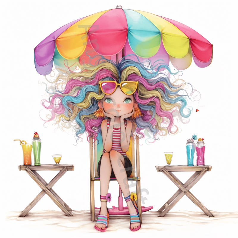 Whimsical Beach Art - Etsy