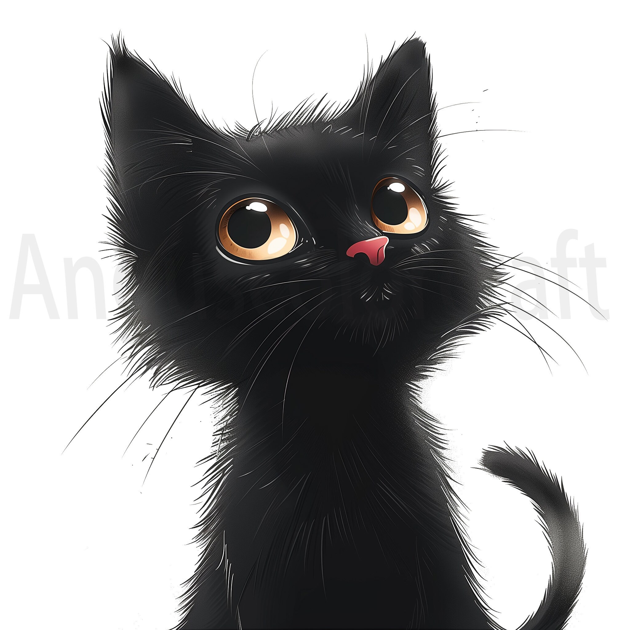 20 Black Cat Clipart Animals Pets Clipart Cat Kittens Cut Files for Cat ...