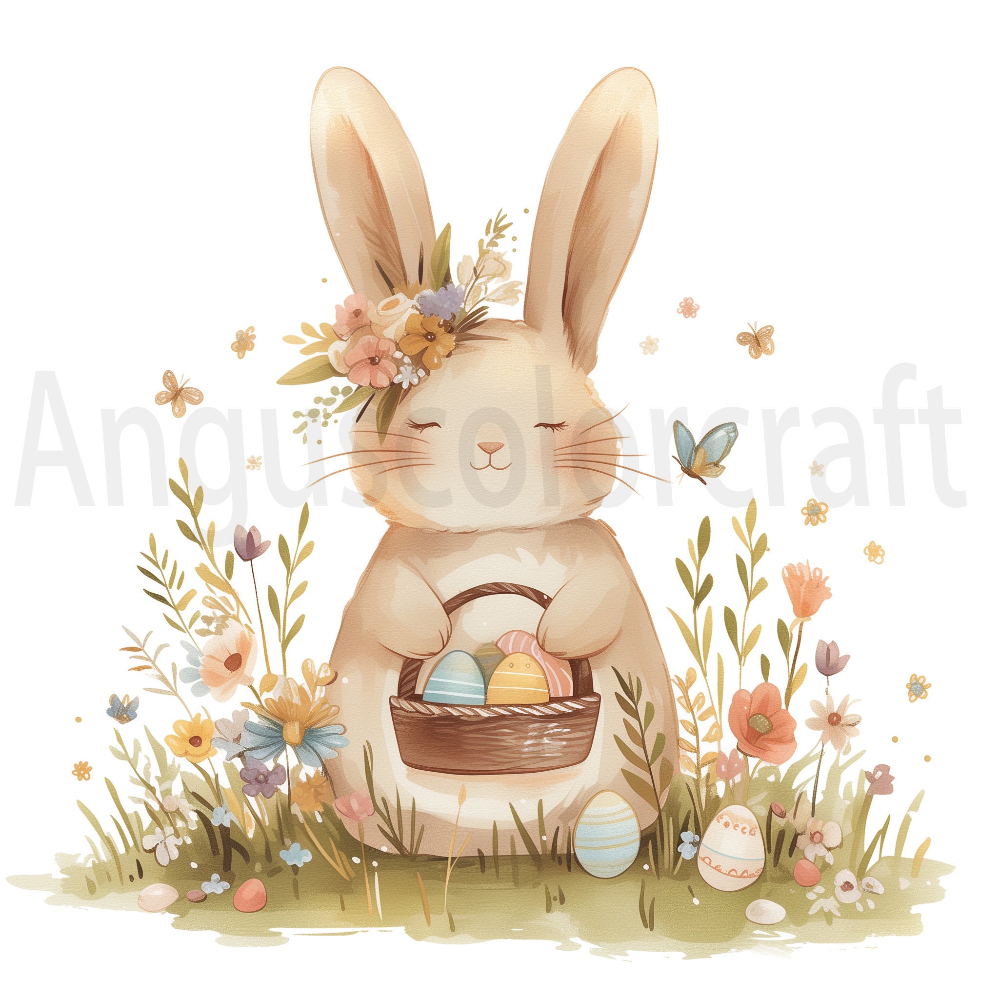 Happy Easter Bunny Clip Art