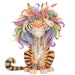 14 Cute Whimsical Tiger Clipart, Funny Tiger Clipart, High Quality JPG ...