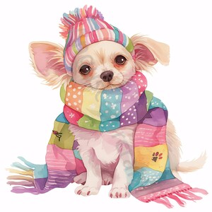 12 Cute Whimsical Puppy Clipart, Colorful Dogs Clipart, High Res Jpgs ...