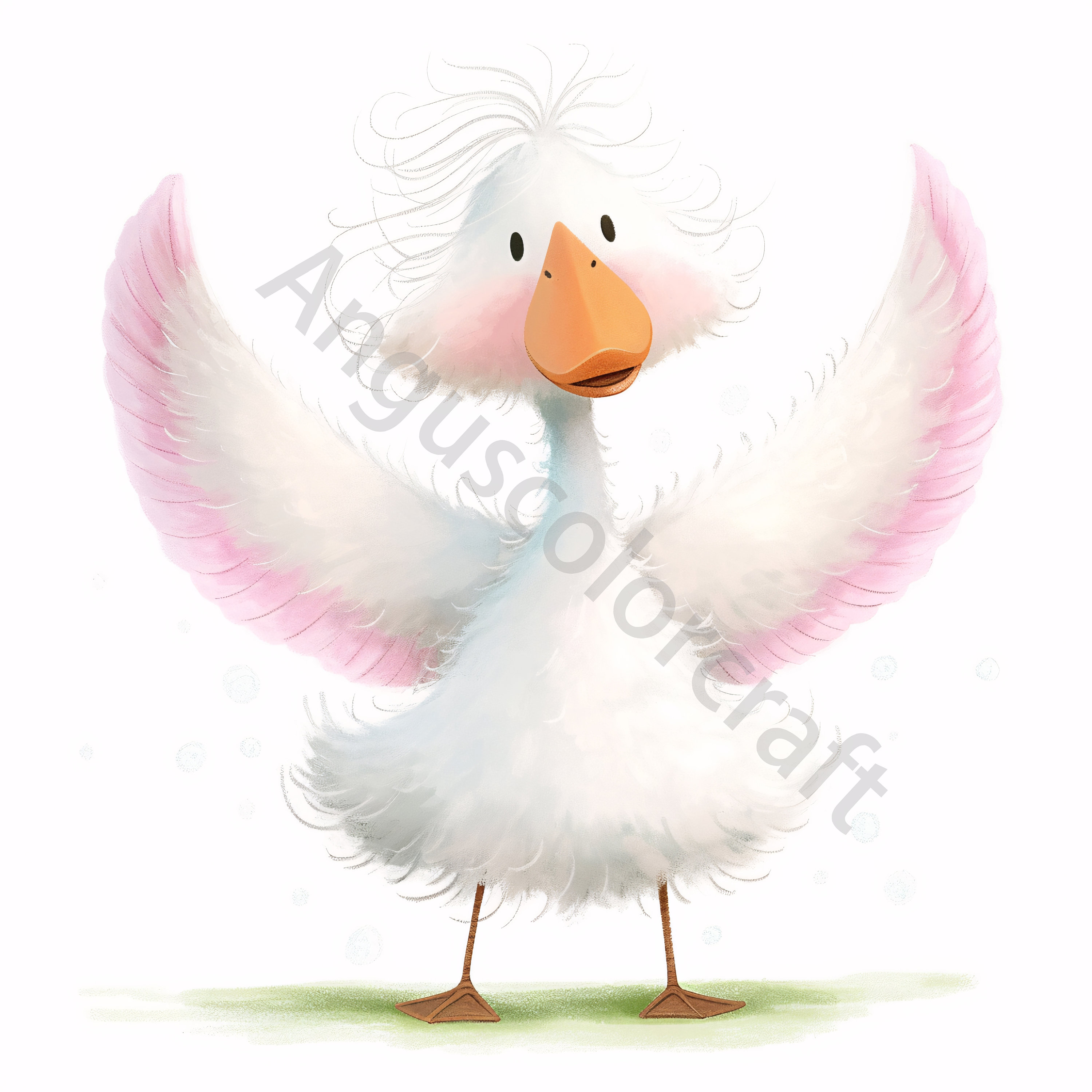 13 Cute Whimsical Duck Clipart, Ugly Duckling Clipart, High Res Jpgs ...