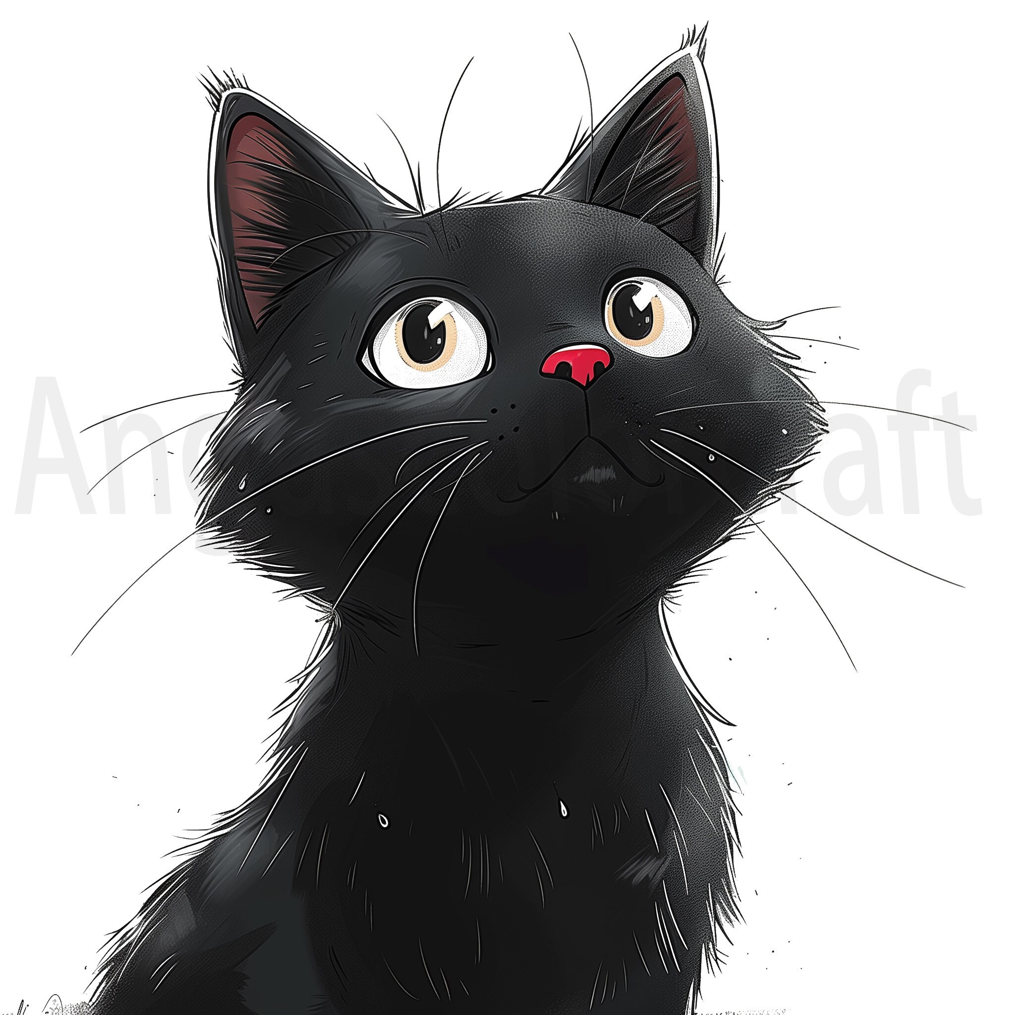 20 Black Cat Clipart Animals Pets Clipart Cat Kittens Cut Files for Cat ...