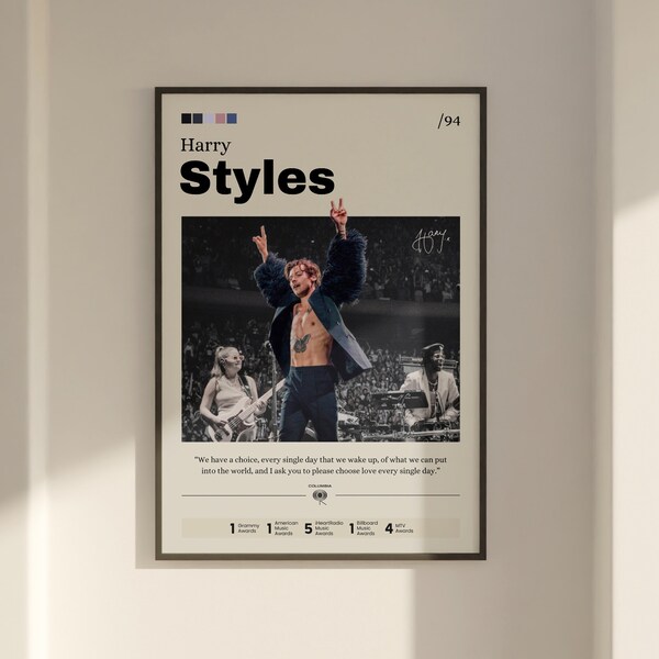 Harry Styles Print - Etsy UK