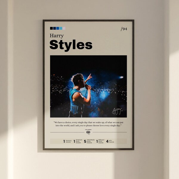 Harry Styles Poster - Etsy