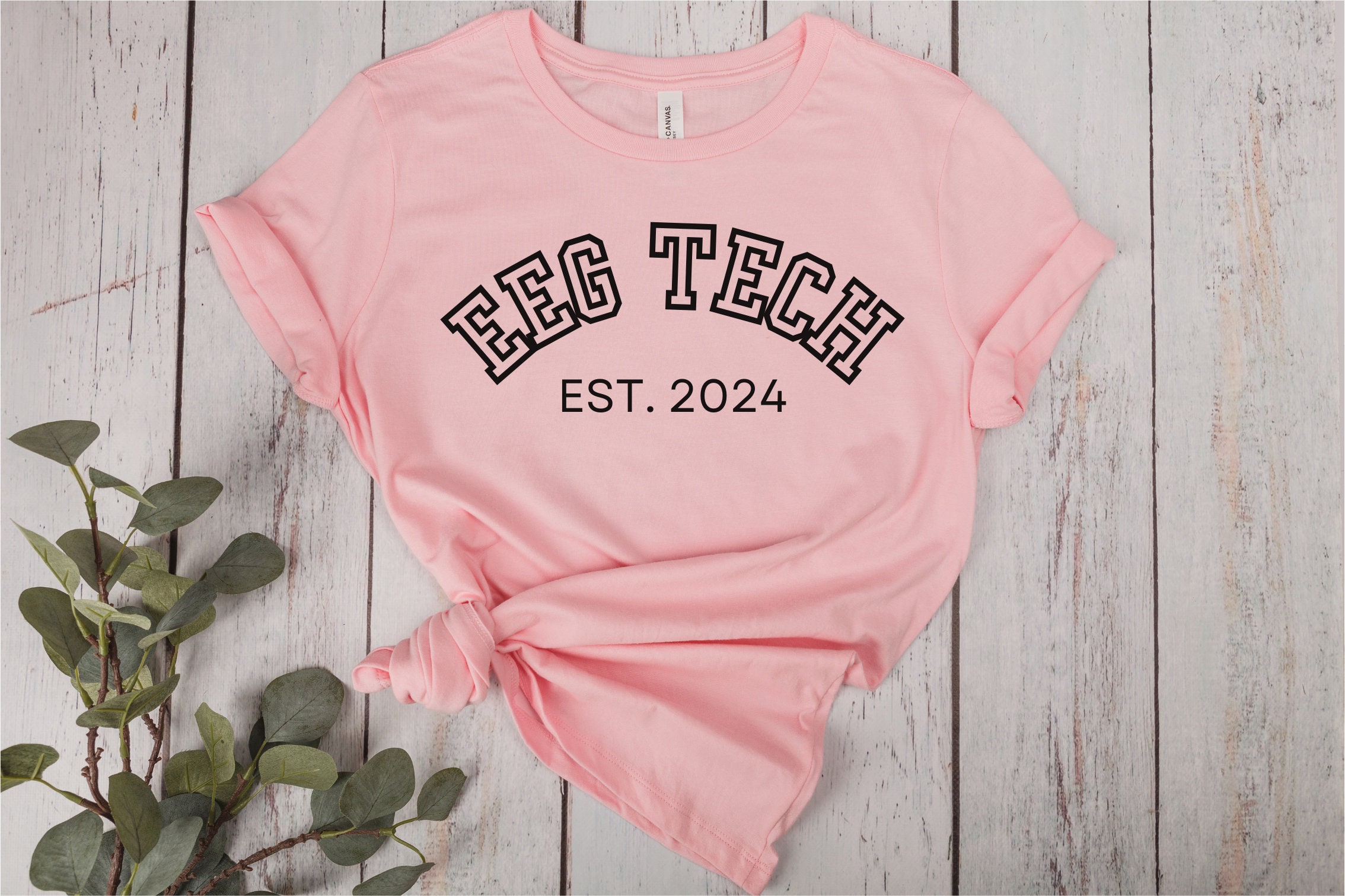 Personalized EEG Tech Shirt Custom EEG Tech Tshirt EEG Tech Gift Nurse ...
