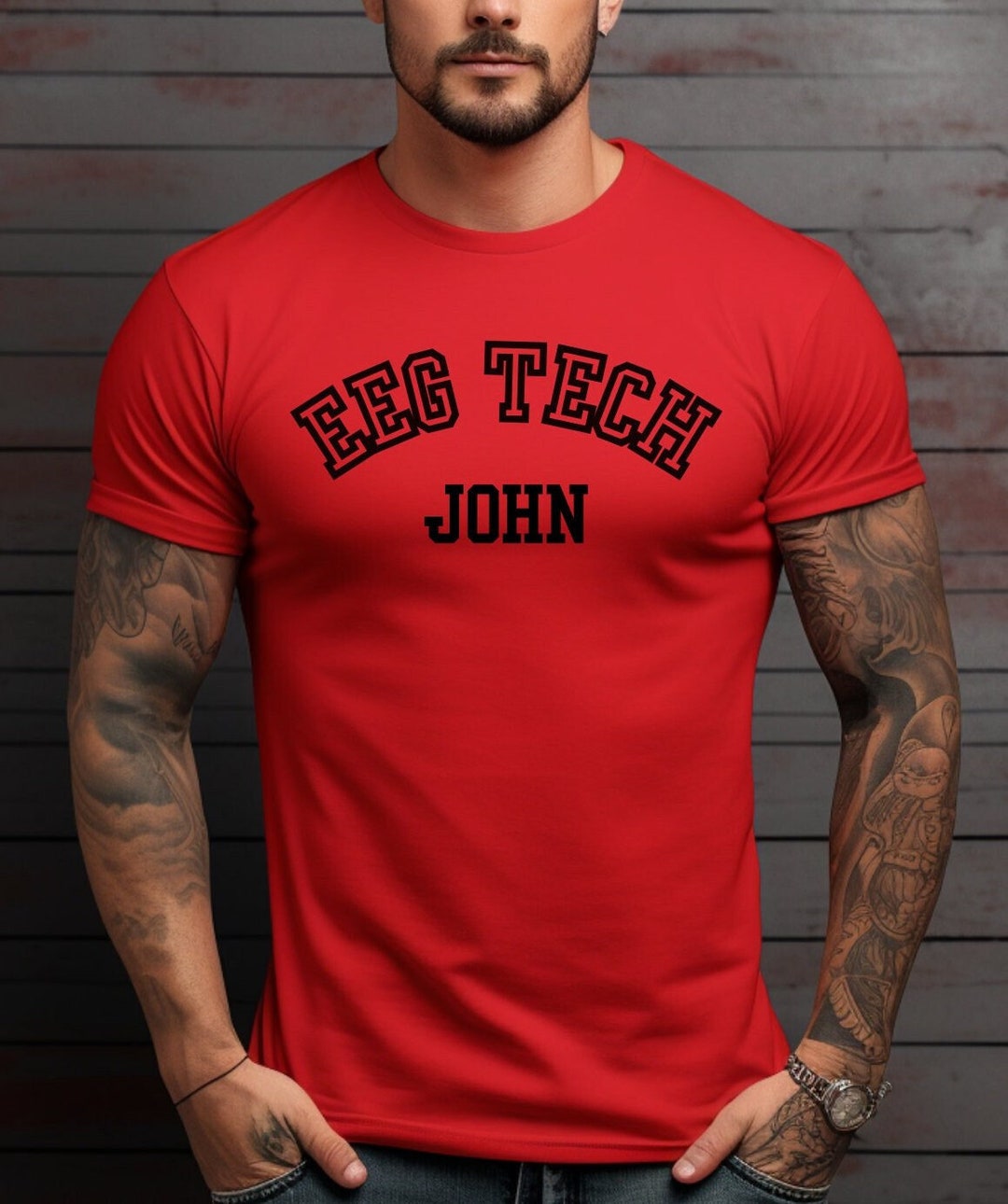 Personalized EEG Tech Shirt for Men Custom EEG Tech Tshirt EEG Tech ...