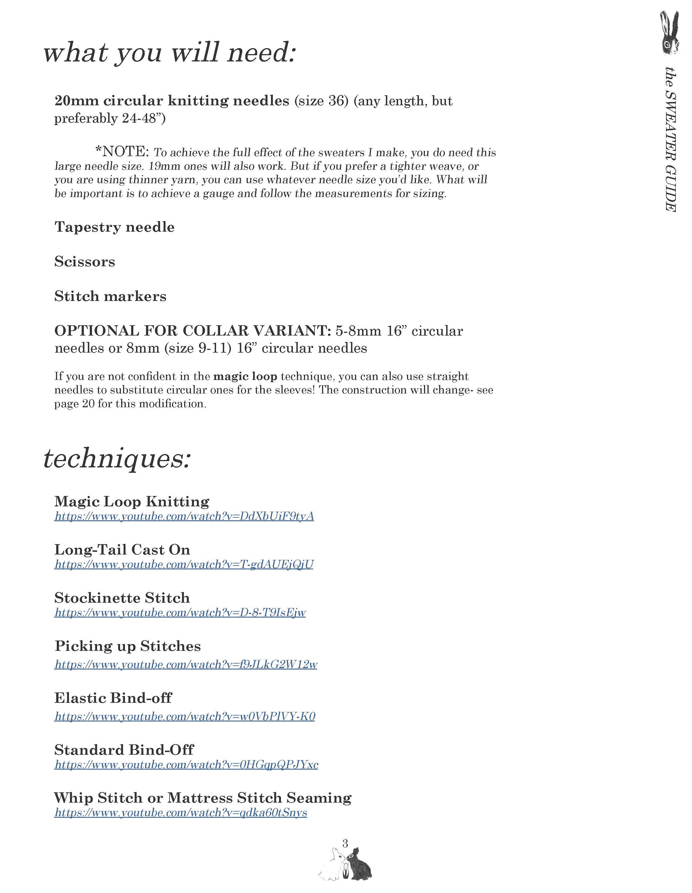 The Sweater Guide, a Pattern Booklet by Lapiin Lapiin - Etsy