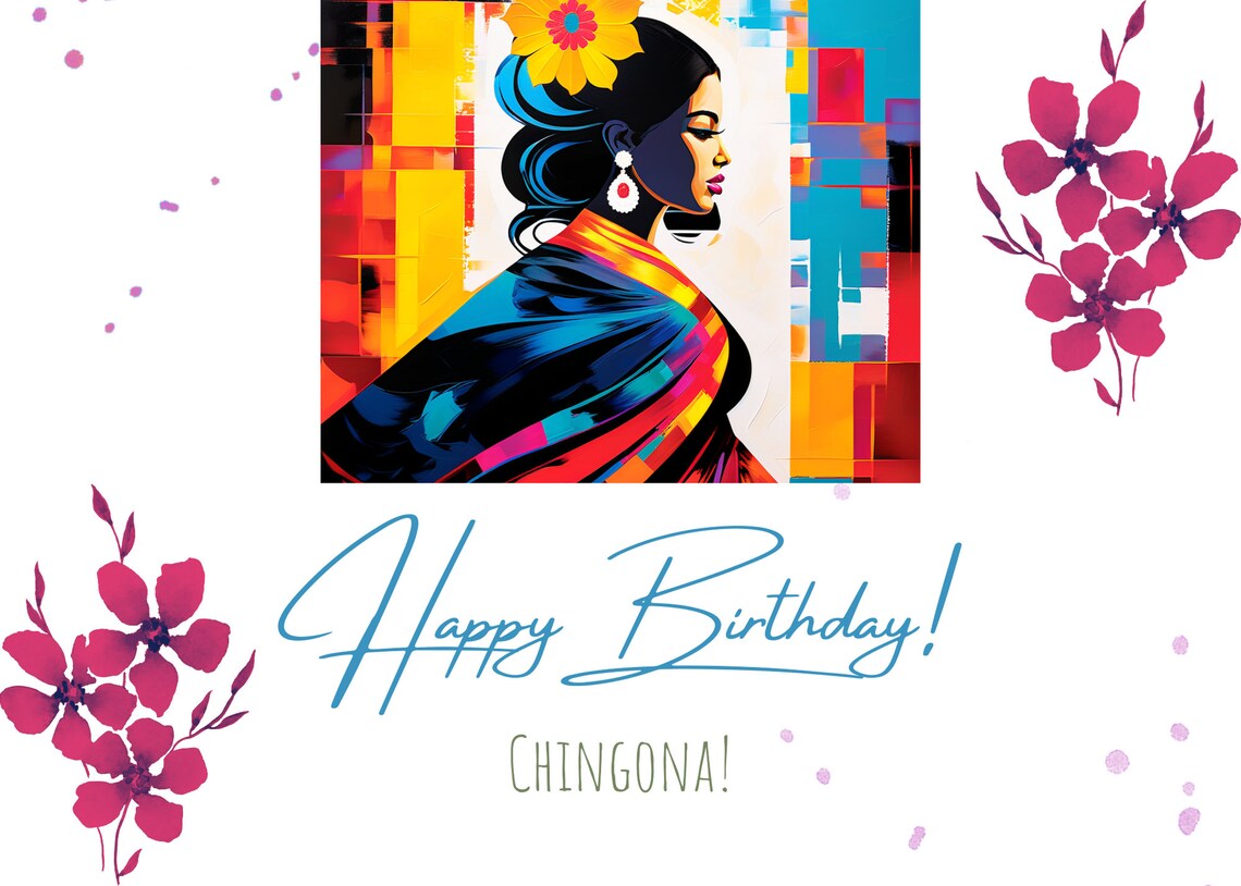 Happy Birthday Chingona - Etsy