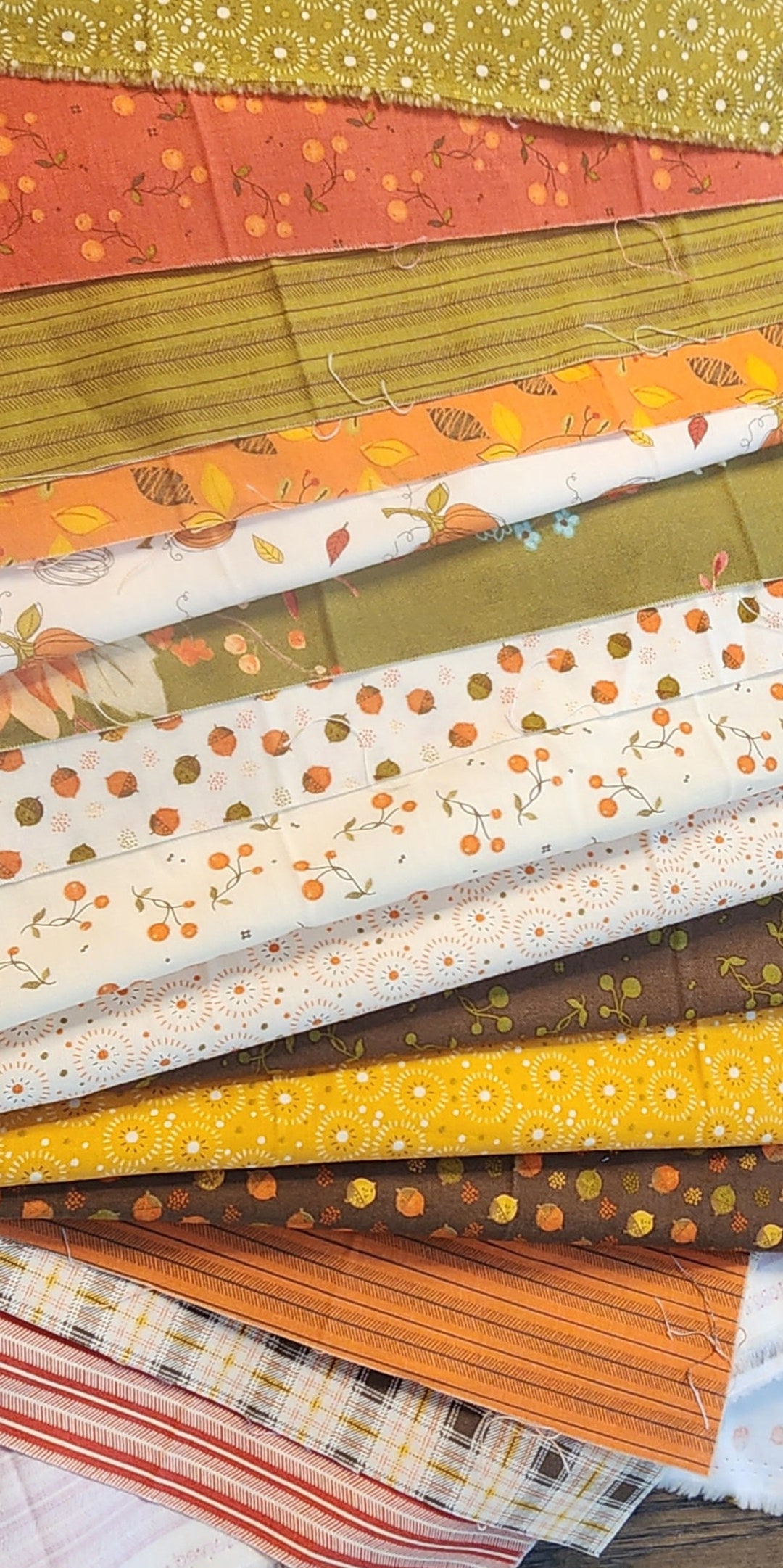 Fifteen Fall Fat Quarters. - Etsy