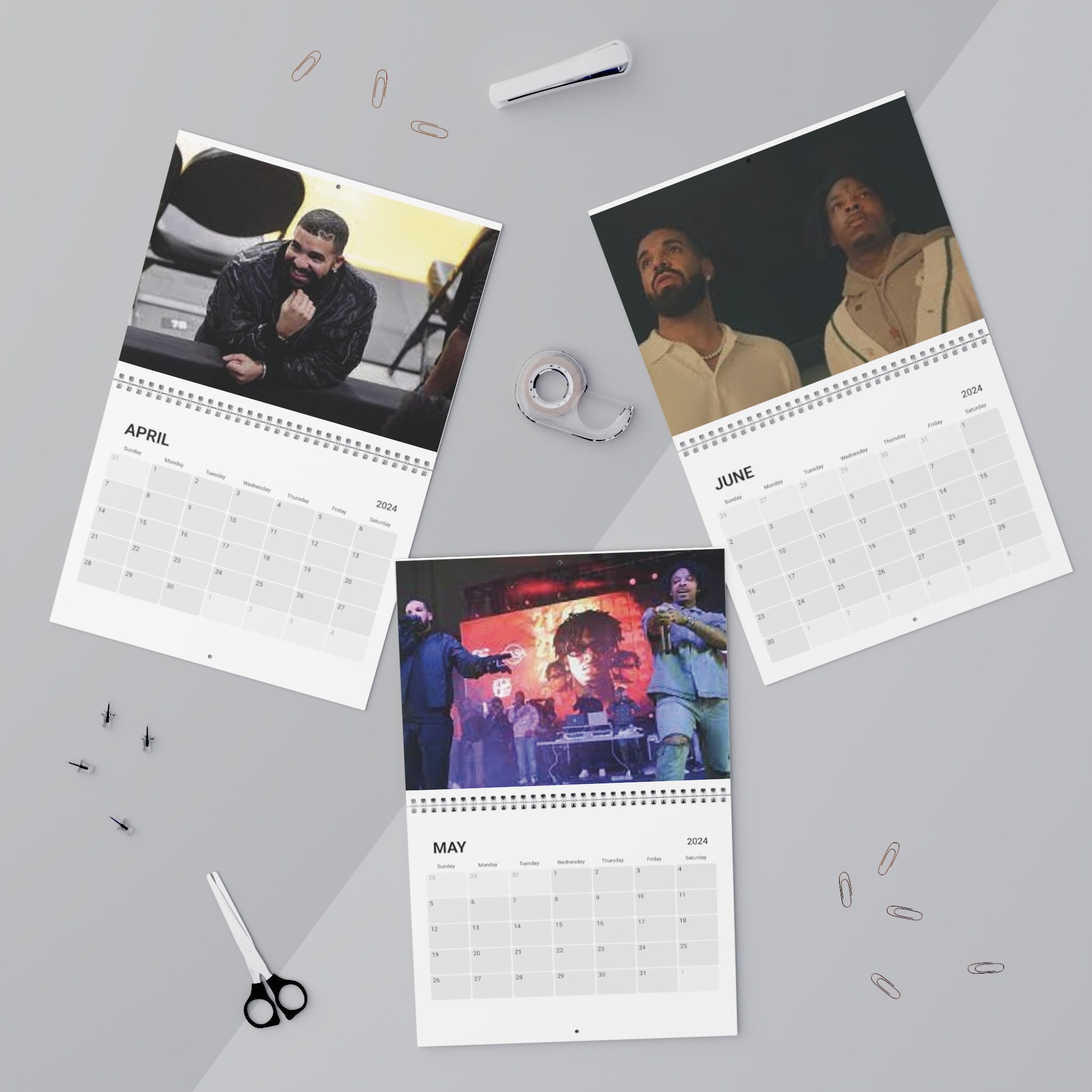 Drake calendar (2024) sold by Domini Moo | SKU 114348868 | Printerval