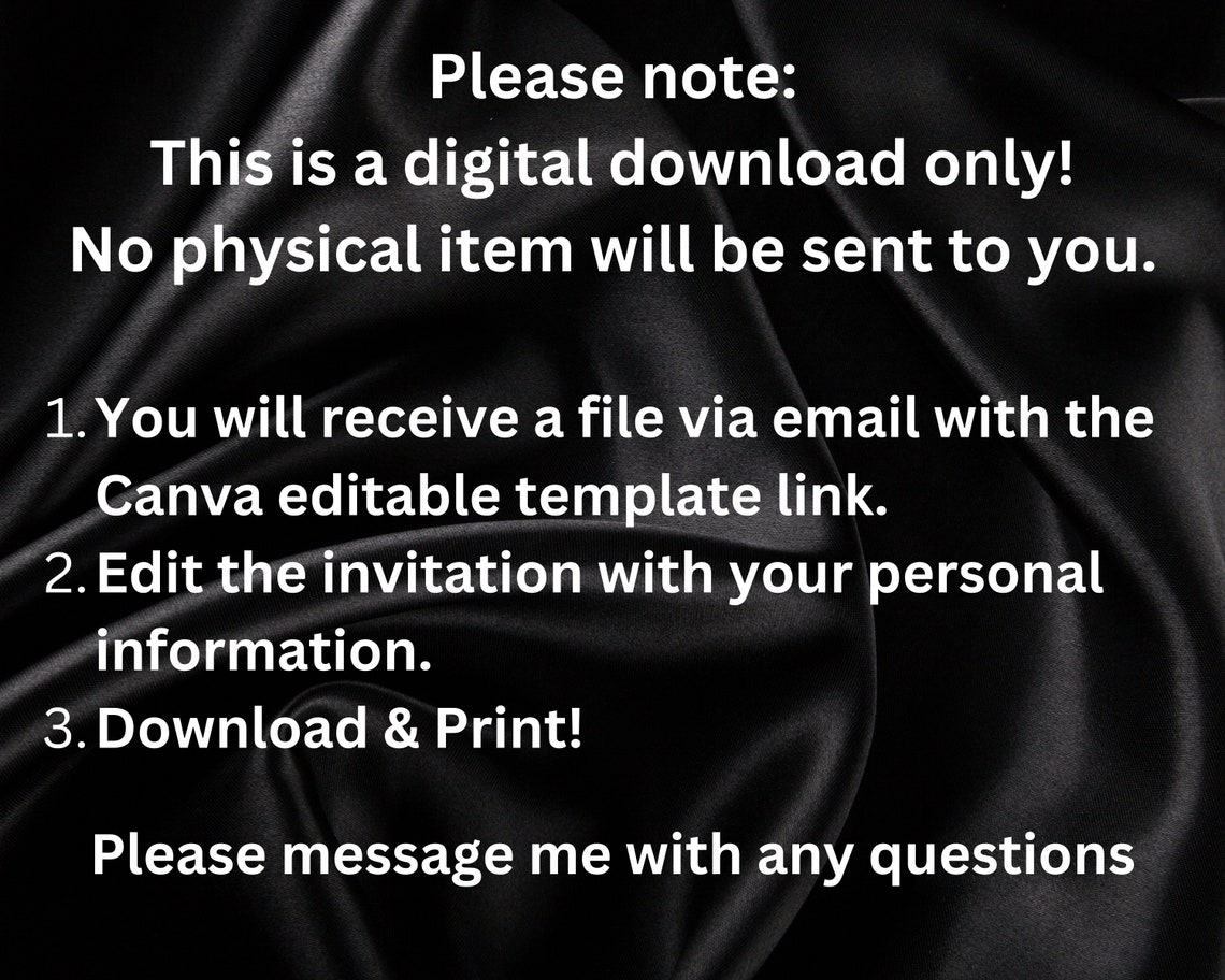 Editable Graduation Invitation Template With Photos - Instant Download ...