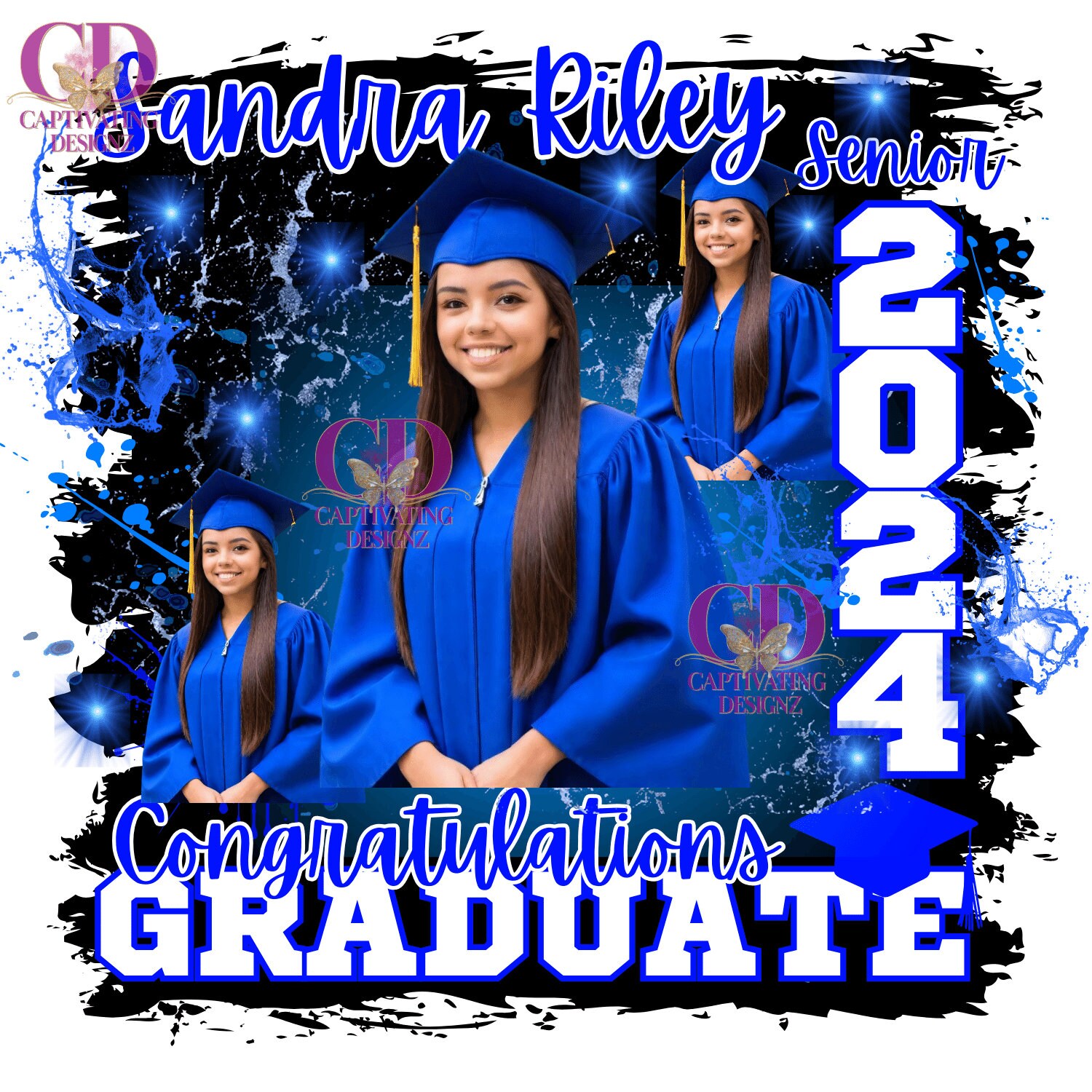 Graduation Design Canva Template - Etsy