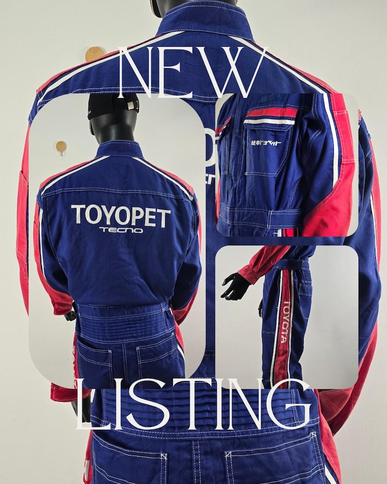 Vintage Toyota Racing Jumpsuit – Toyopet Tecno Mechanic Coveralls - Etsy