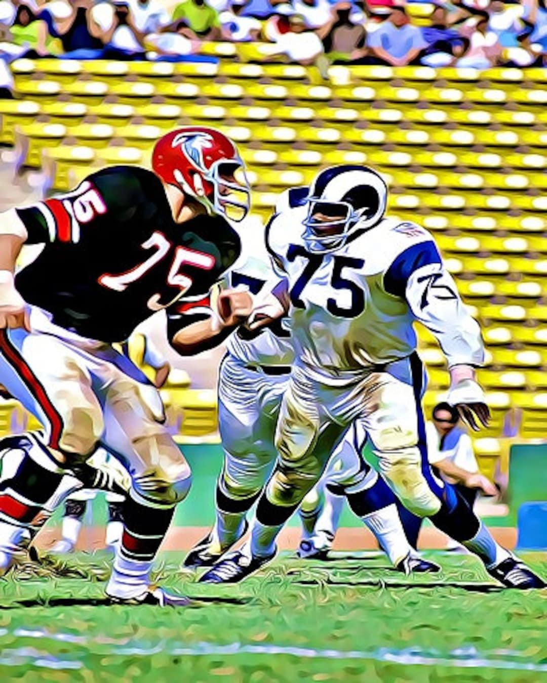 George Kunz Gridironart 8x10 Art Photo Atlanta Falcons Unsigned - Etsy