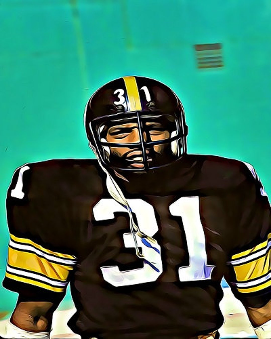 Donnie Shell Gridironart 8x10 Art Photo Pittsburgh Steelers Unsigned - Etsy