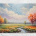 Spring Nature Landscape Canvas Wall Art, Ready to Hang Home Decor - Etsy