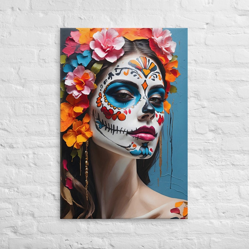 Sugar Skull Painting - Etsy