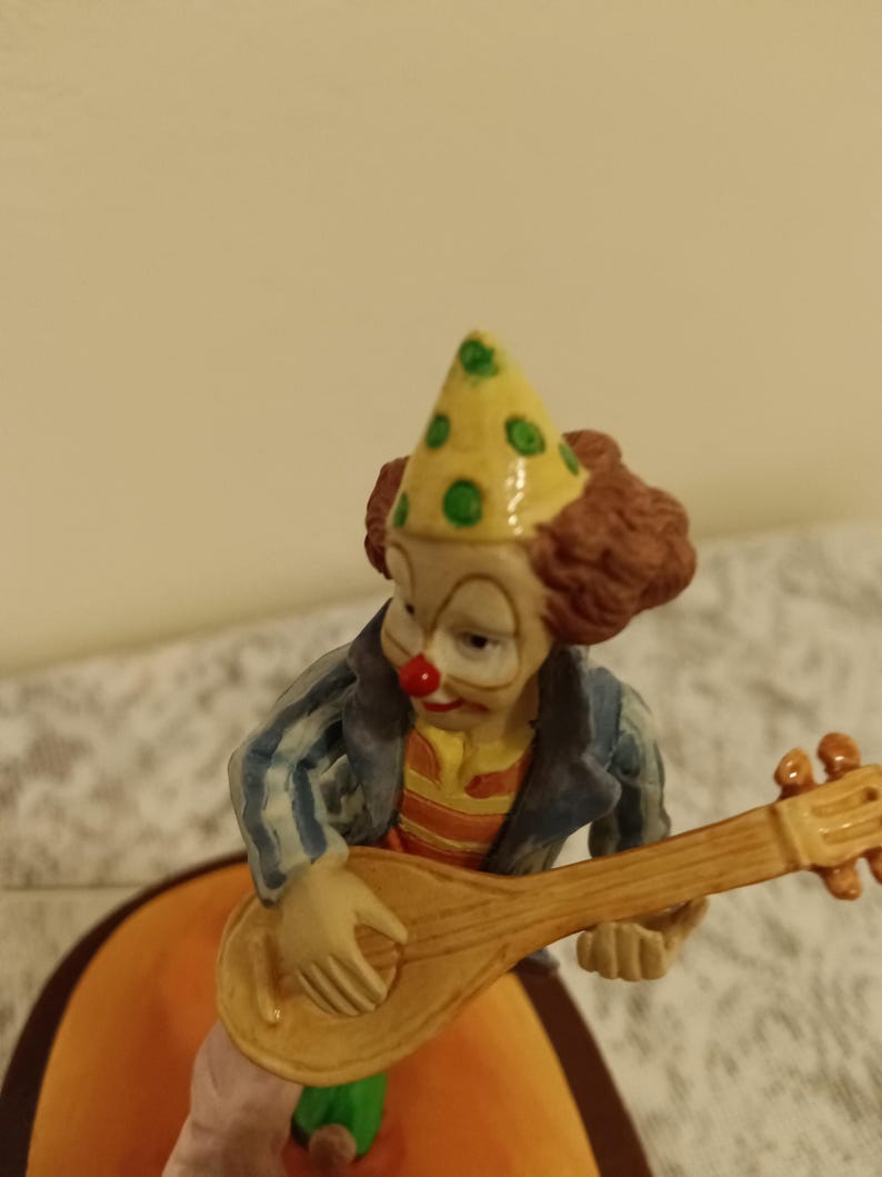 Da Vinci Collection Figurines Two Clowns a Monkey and a Musical ...