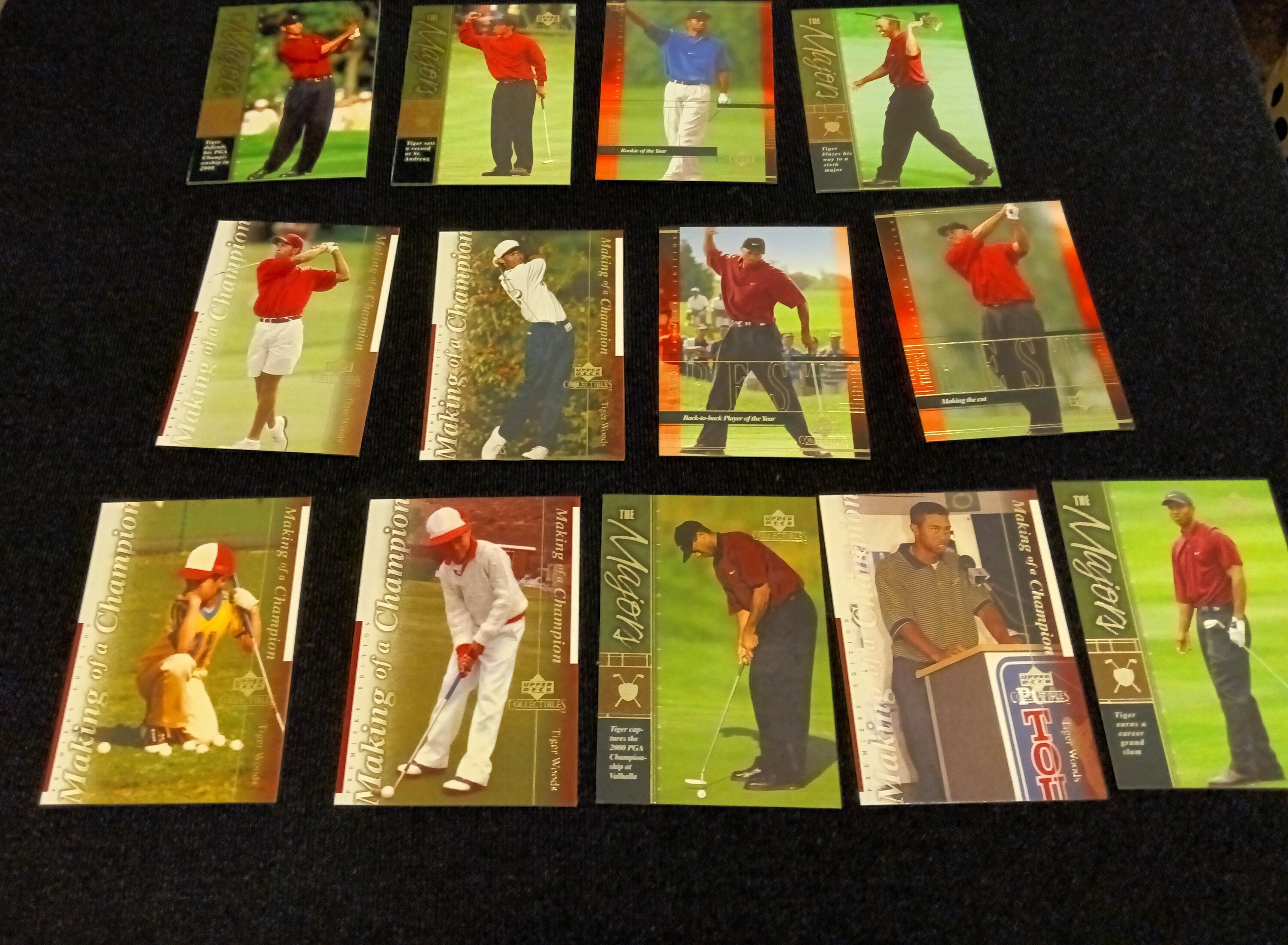 Collectibles Tiger Woods Golf Cards Collection. - Etsy