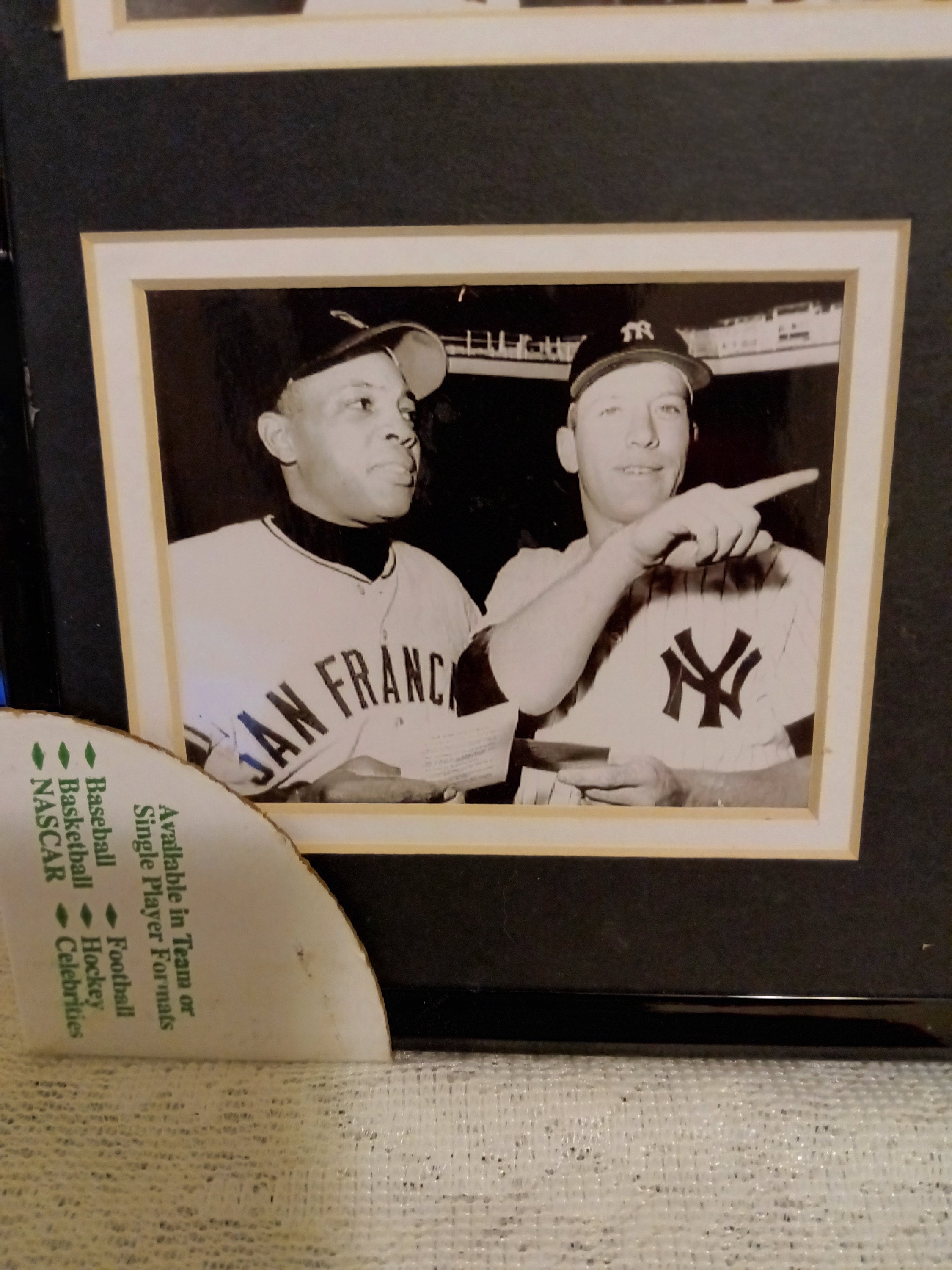 Mickey Mantle Poses With Willie Mays - Etsy